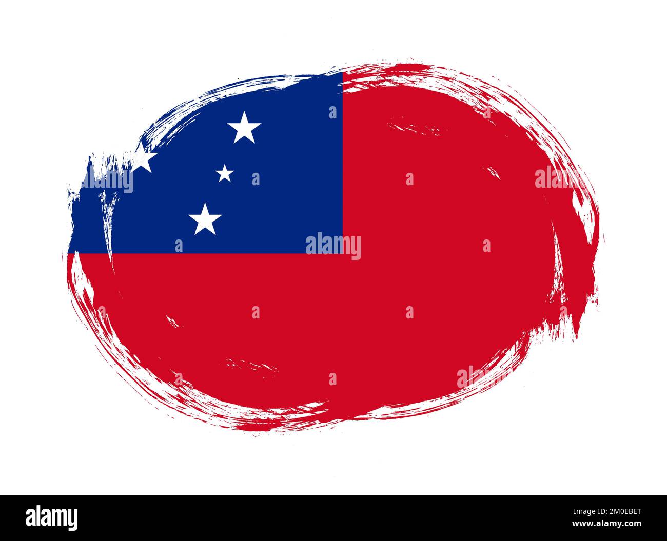Samoan flag Cut Out Stock Images & Pictures - Alamy