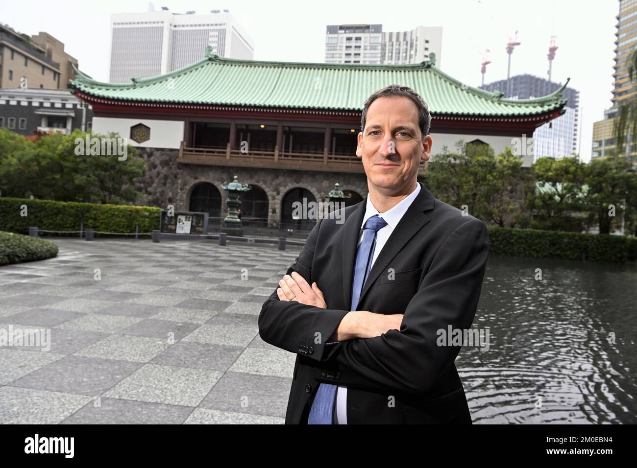 Tokyo, Japan, 06/12/2022, Francois Michel, CEO of John Cockerill poses ...