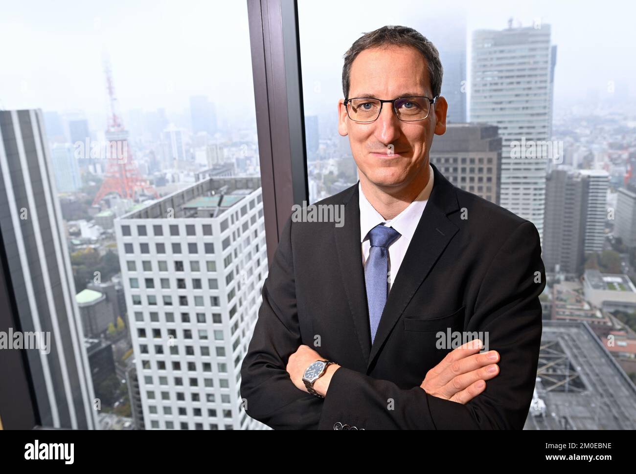 Tokyo, Japan, 06/12/2022, Francois Michel, CEO of John Cockerill poses ...