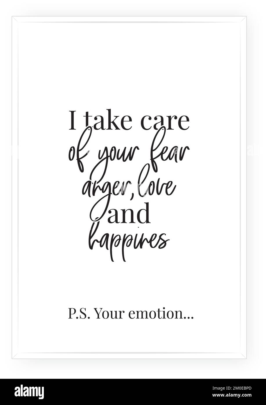 Your emotion, vector. Minimalist poster design. Wall decals, noun ...