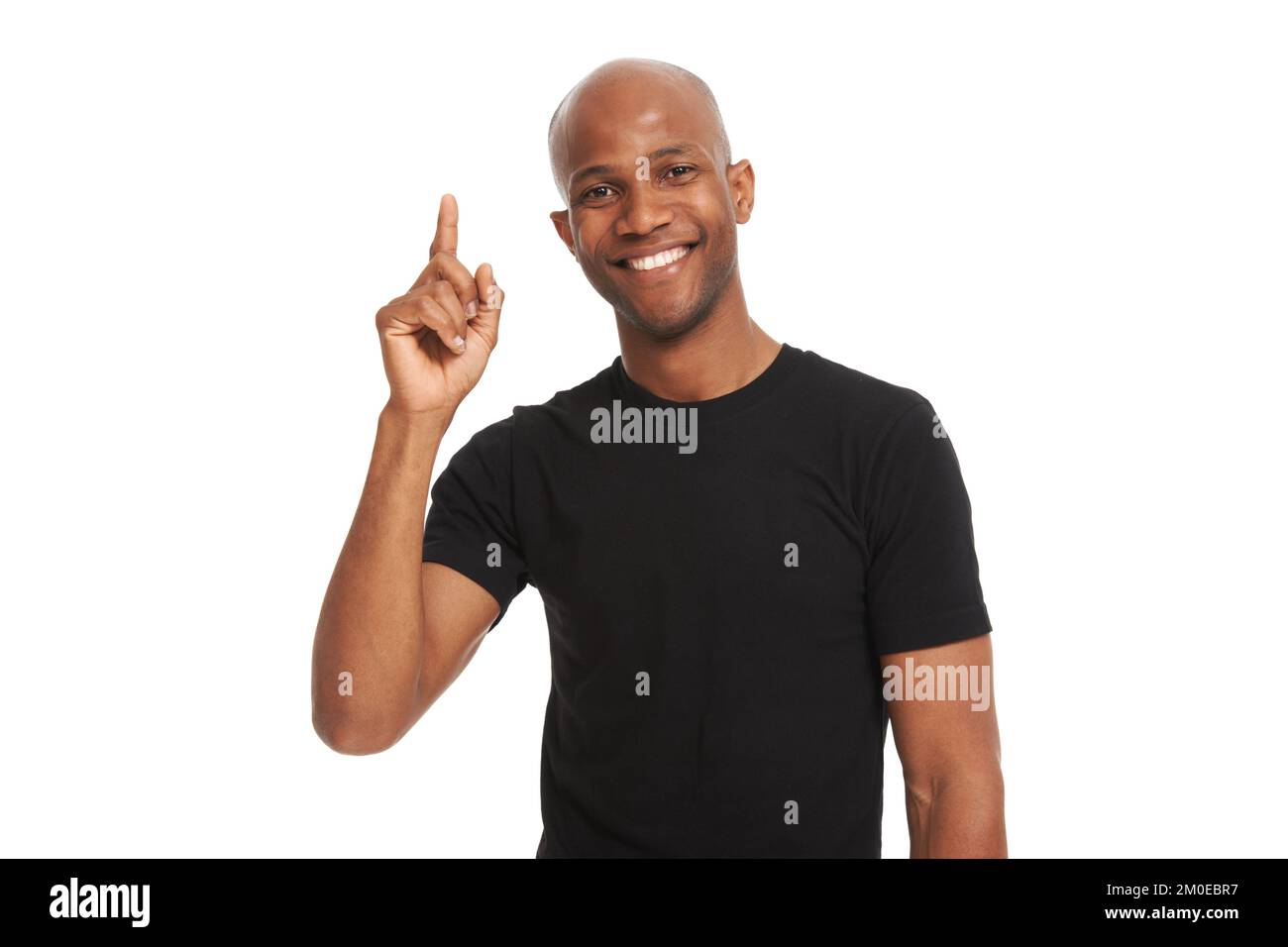 Together we can be number one. Studio portrait of a handsome african ...