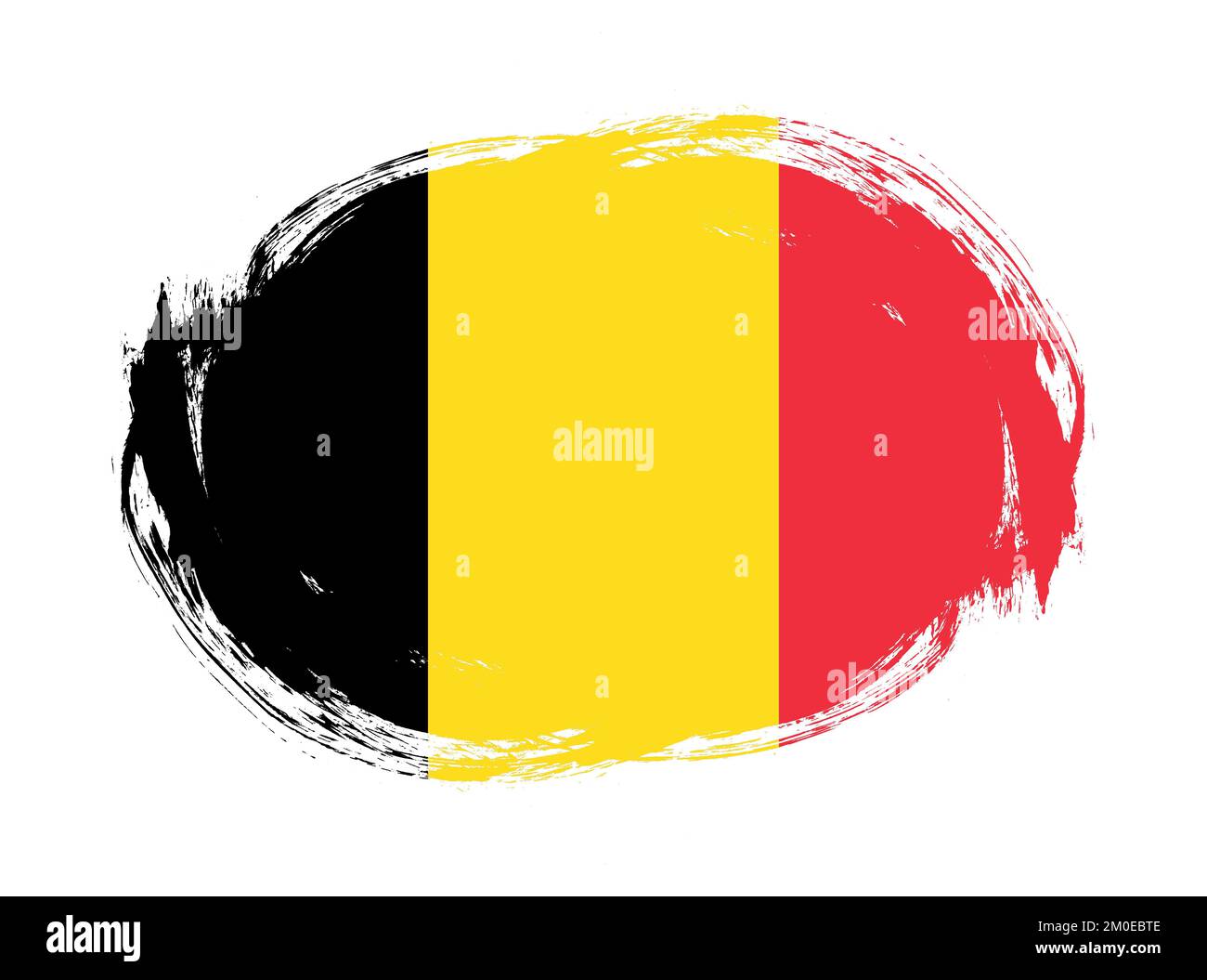 Belgium flag brussels Cut Out Stock Images & Pictures - Alamy