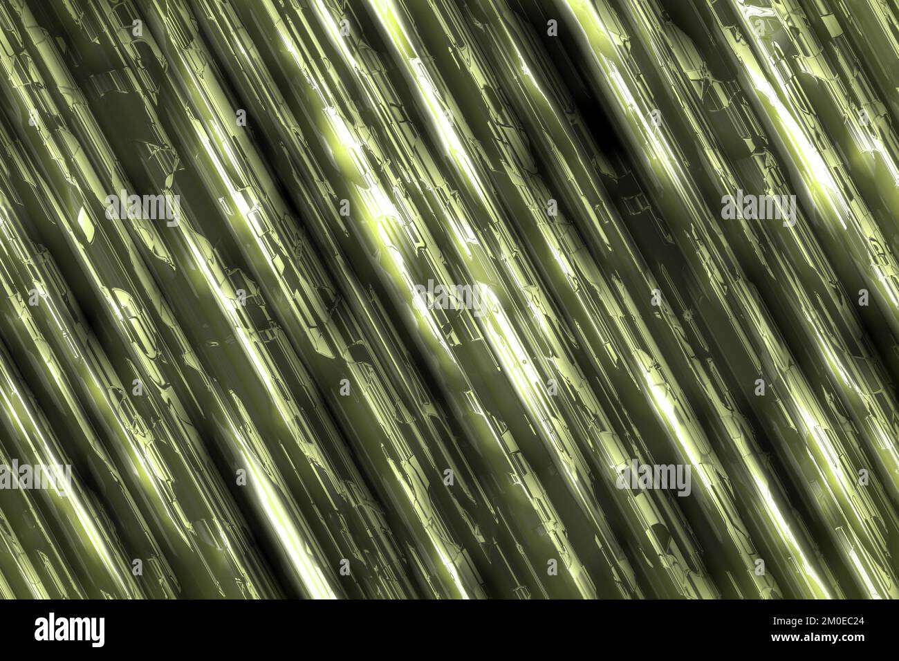 artistic yellow glowing fine steel straight lines computer graphic ...