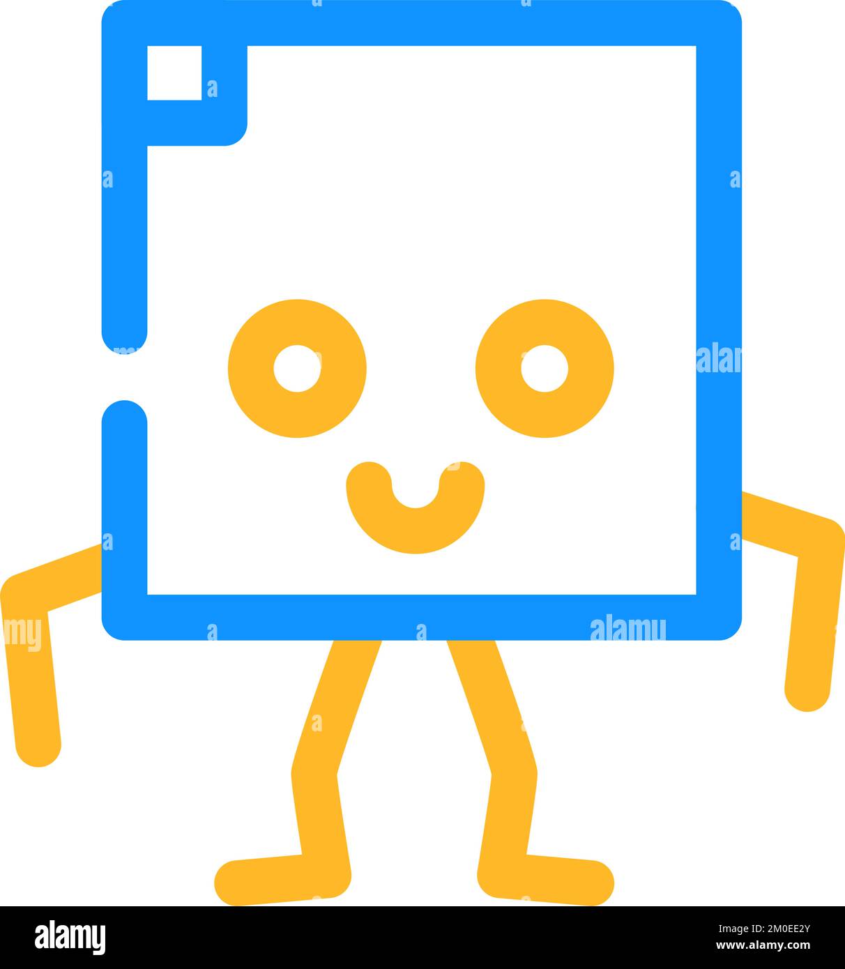 square geometric shape character color icon vector illustration Stock ... square geometric shape character color icon vector illustration Stock ...