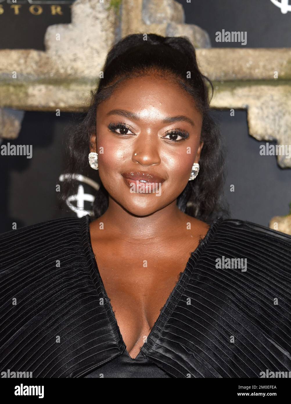 Hollywood, CA on December 5, 2022, Zuri Reed arriving at the "National ...