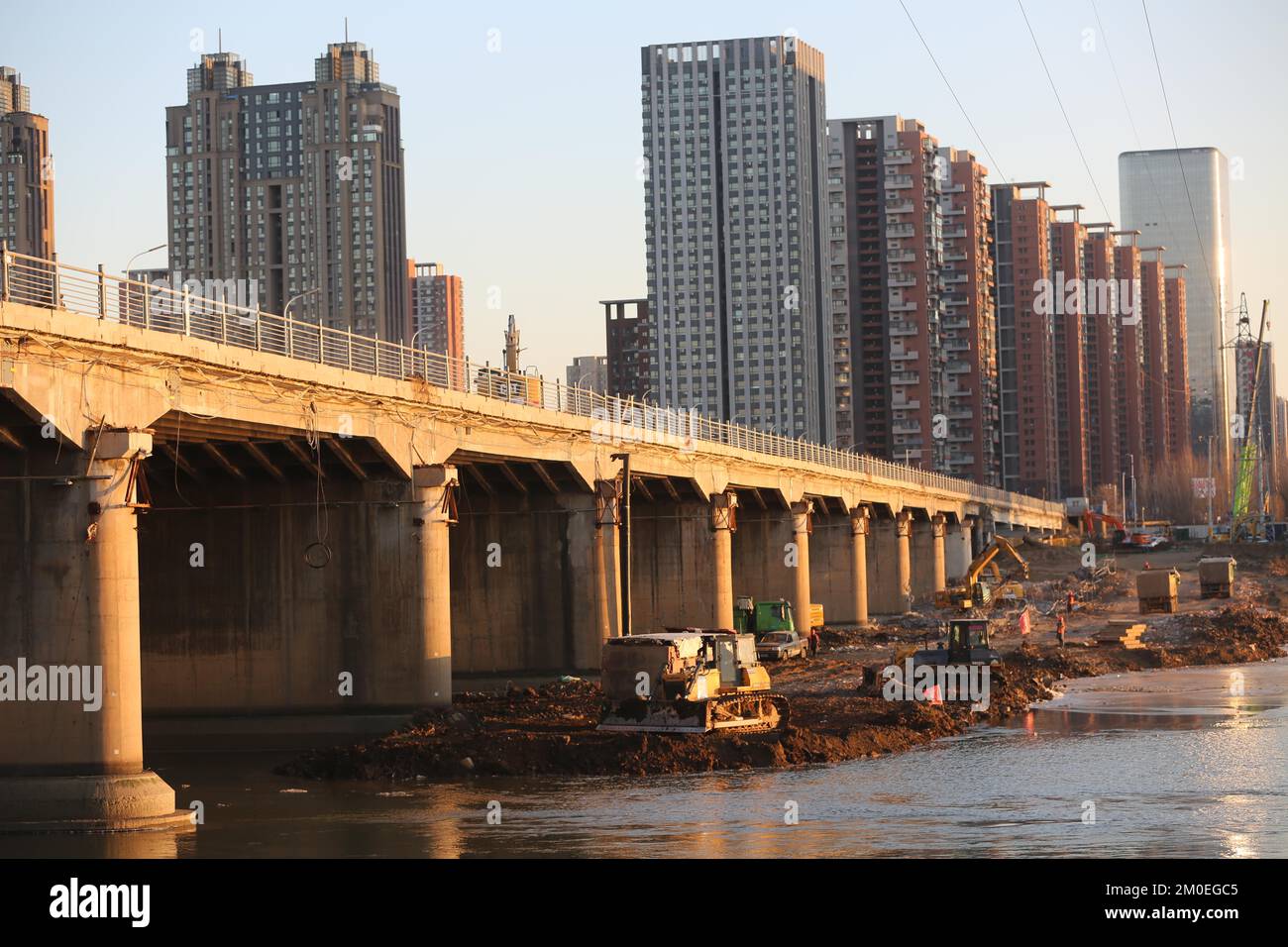 The reconstruction of Hunhe Nanjing Bridge (formerly called Gongnong ...