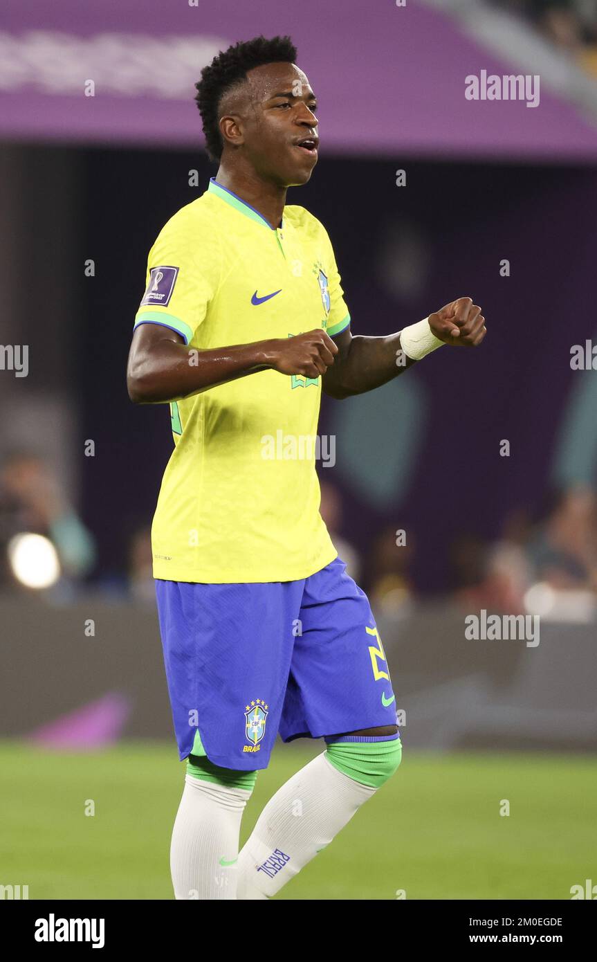 Rodrygo Silva de Goes of Brazil celebrates his goal during the FIFA ...