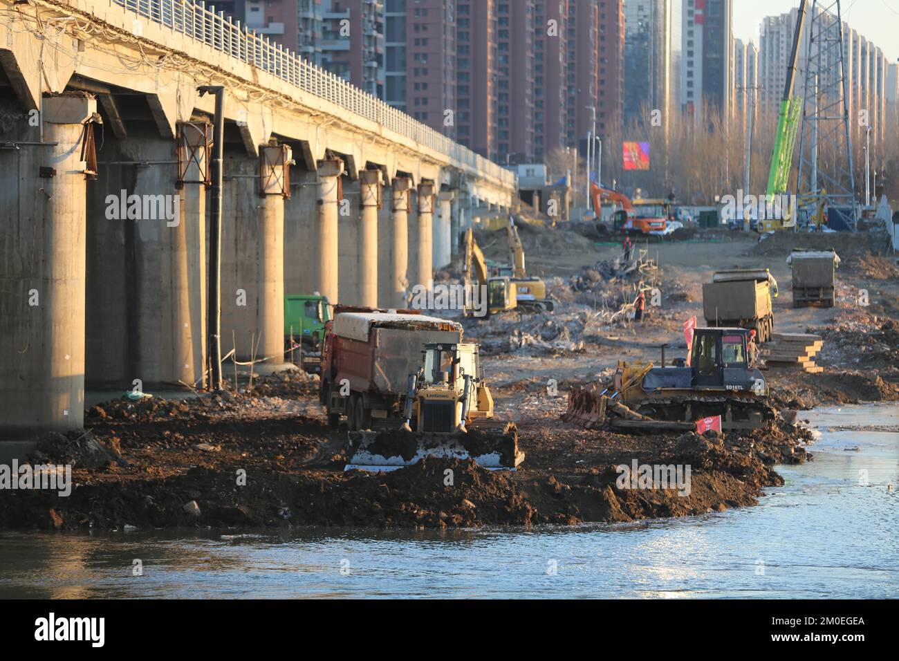 The reconstruction of Hunhe Nanjing Bridge (formerly called Gongnong ...
