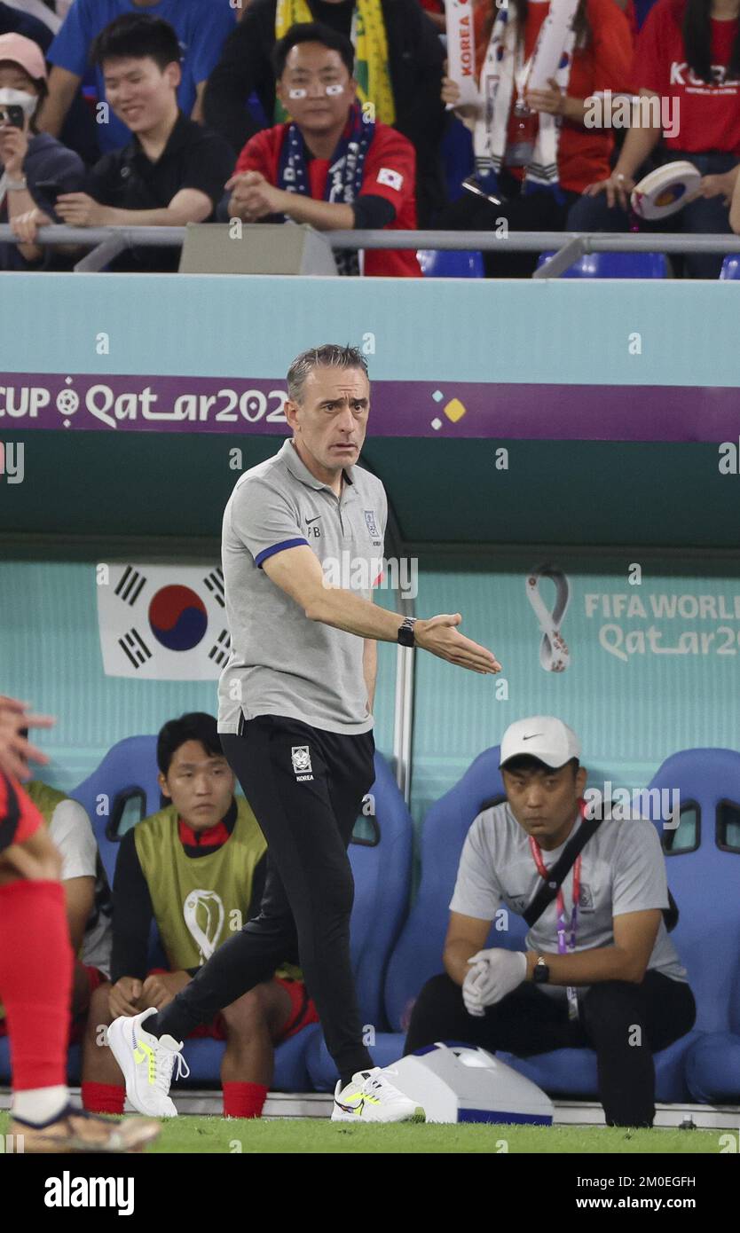 Coach of South Korea Paulo Bento during the FIFA World Cup 2022, Round ...