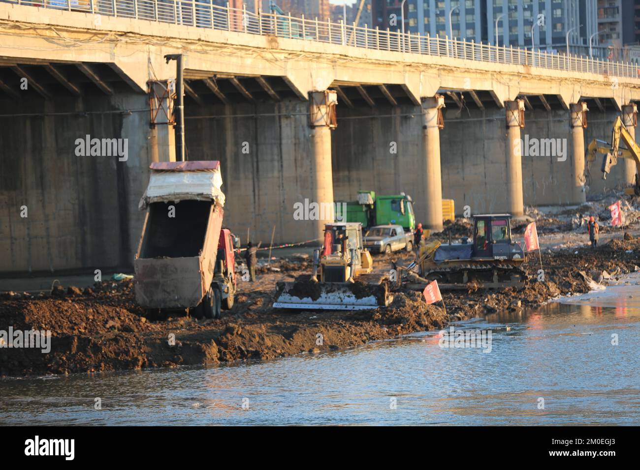 The reconstruction of Hunhe Nanjing Bridge (formerly called Gongnong ...