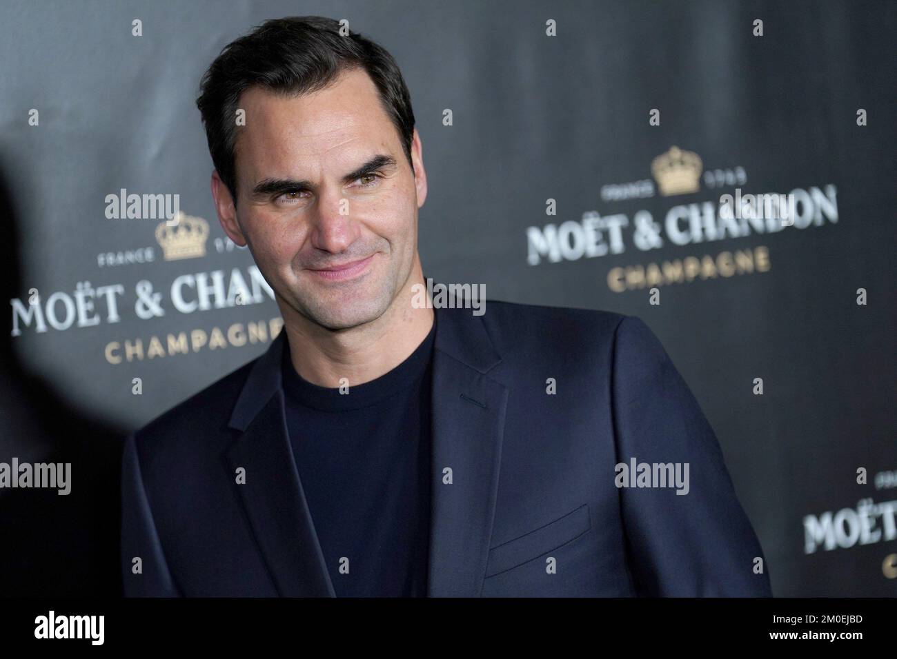 New York, NY, USA. 5th Dec, 2022. Roger Federer at arrivals for Moet ...