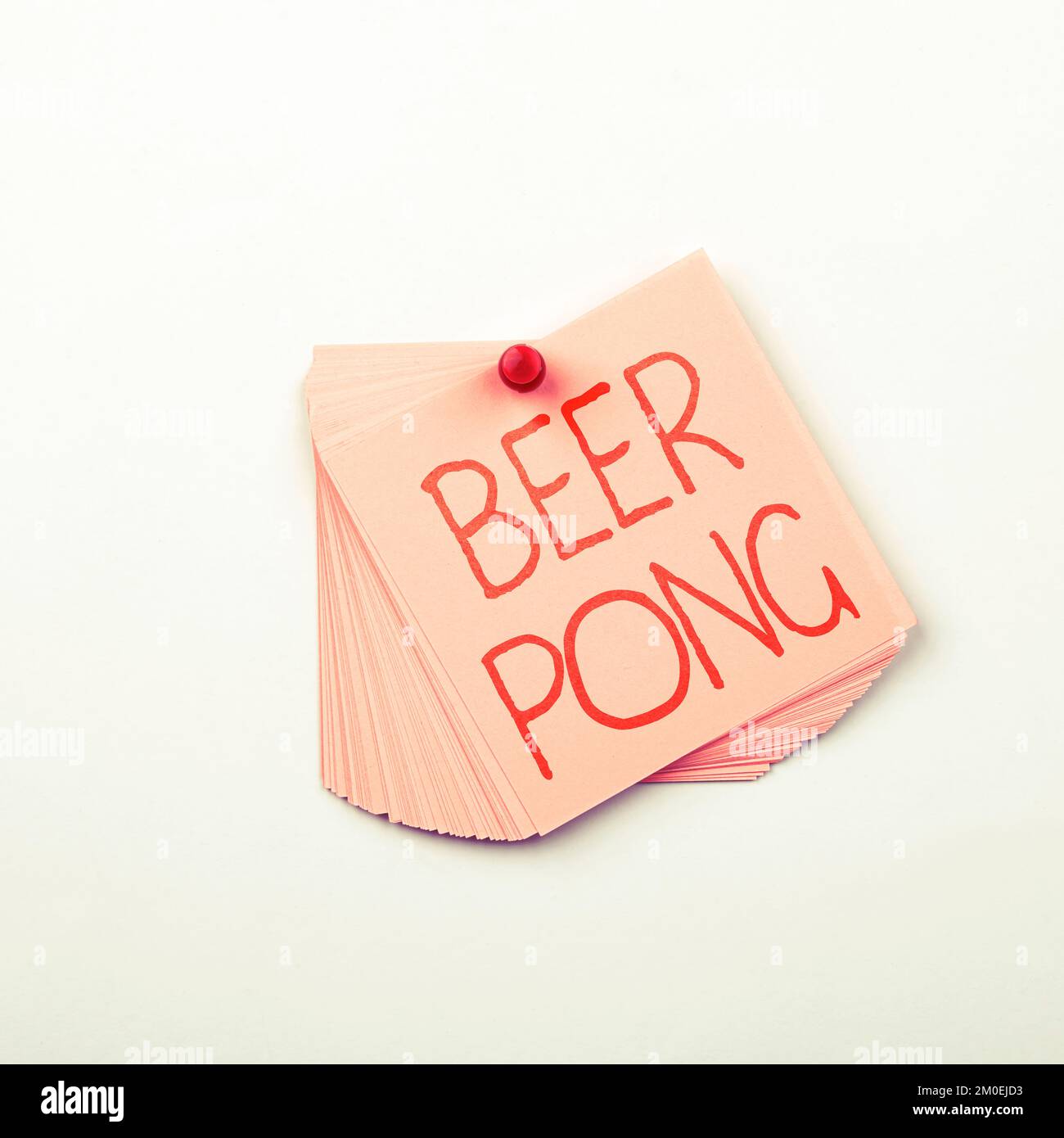Conceptual display Beer Pong. Word for a game with a set of beer ...