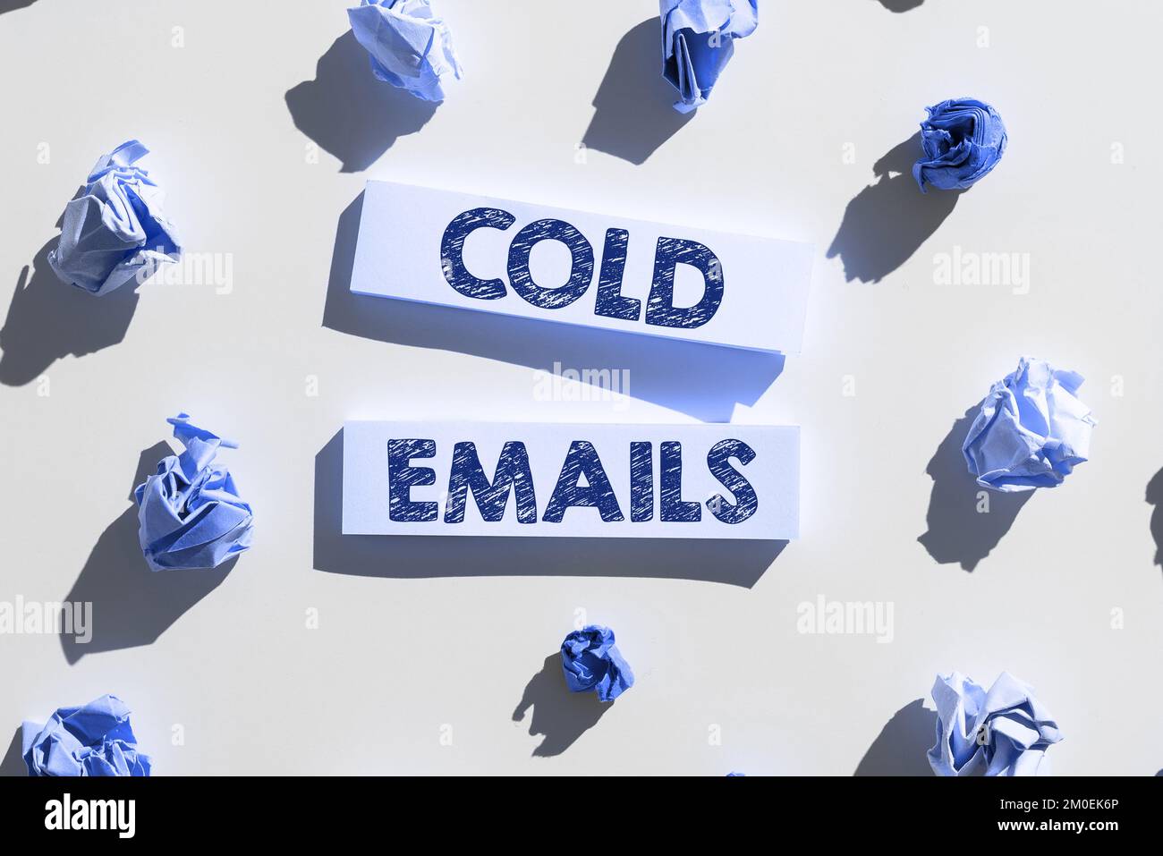 Conceptual caption Cold Emails, Concept meaning unsolicited email sent ...