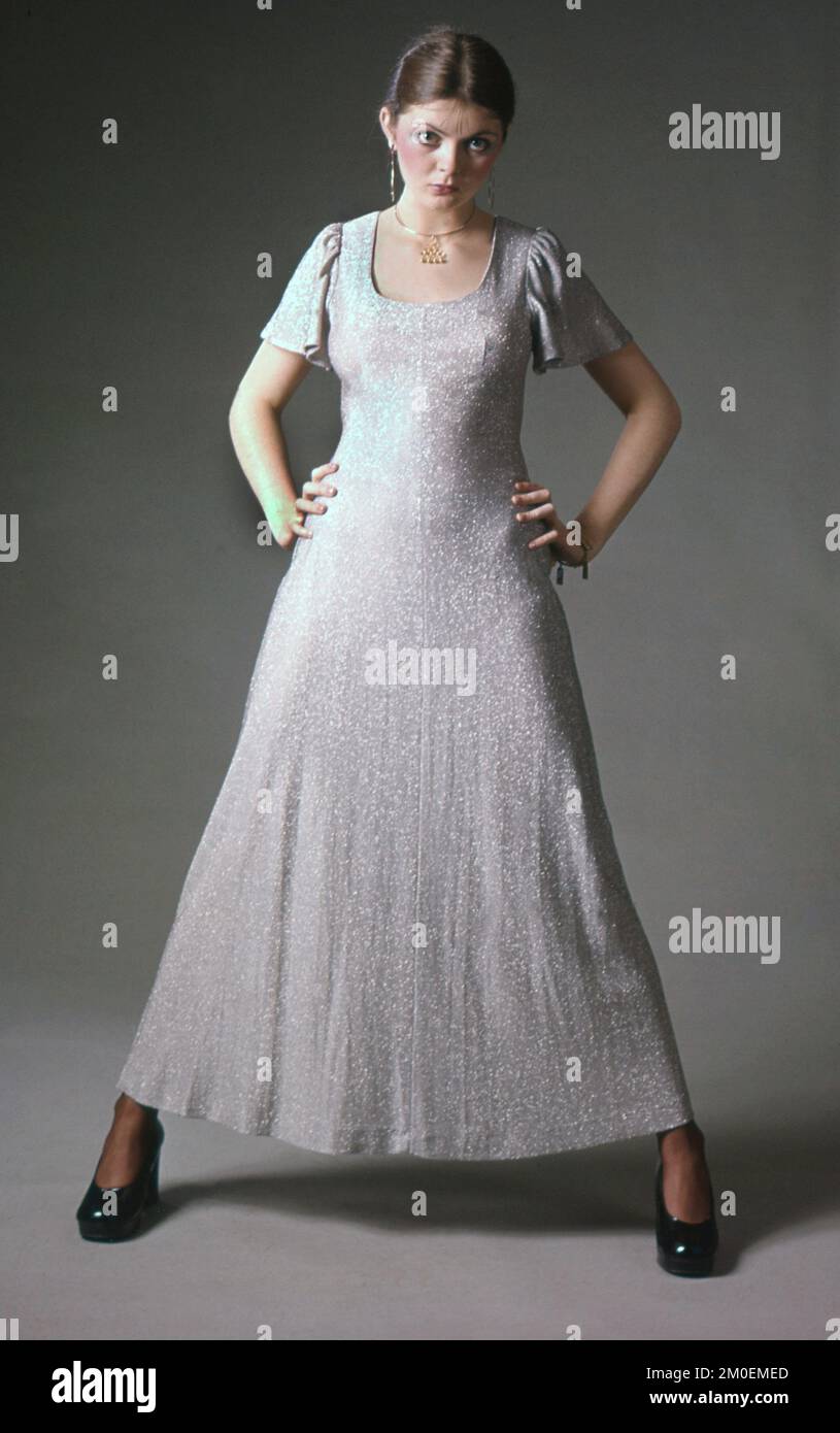 1970s evening dess hi-res stock photography and images - Alamy