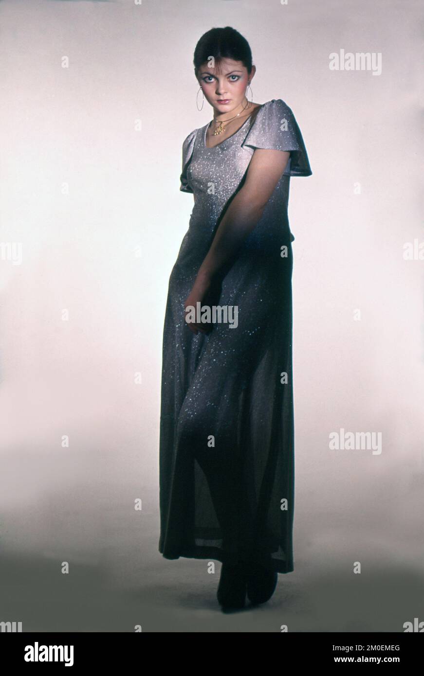 Women's Top Shop evening dresses 1972 Stock Photo - Alamy