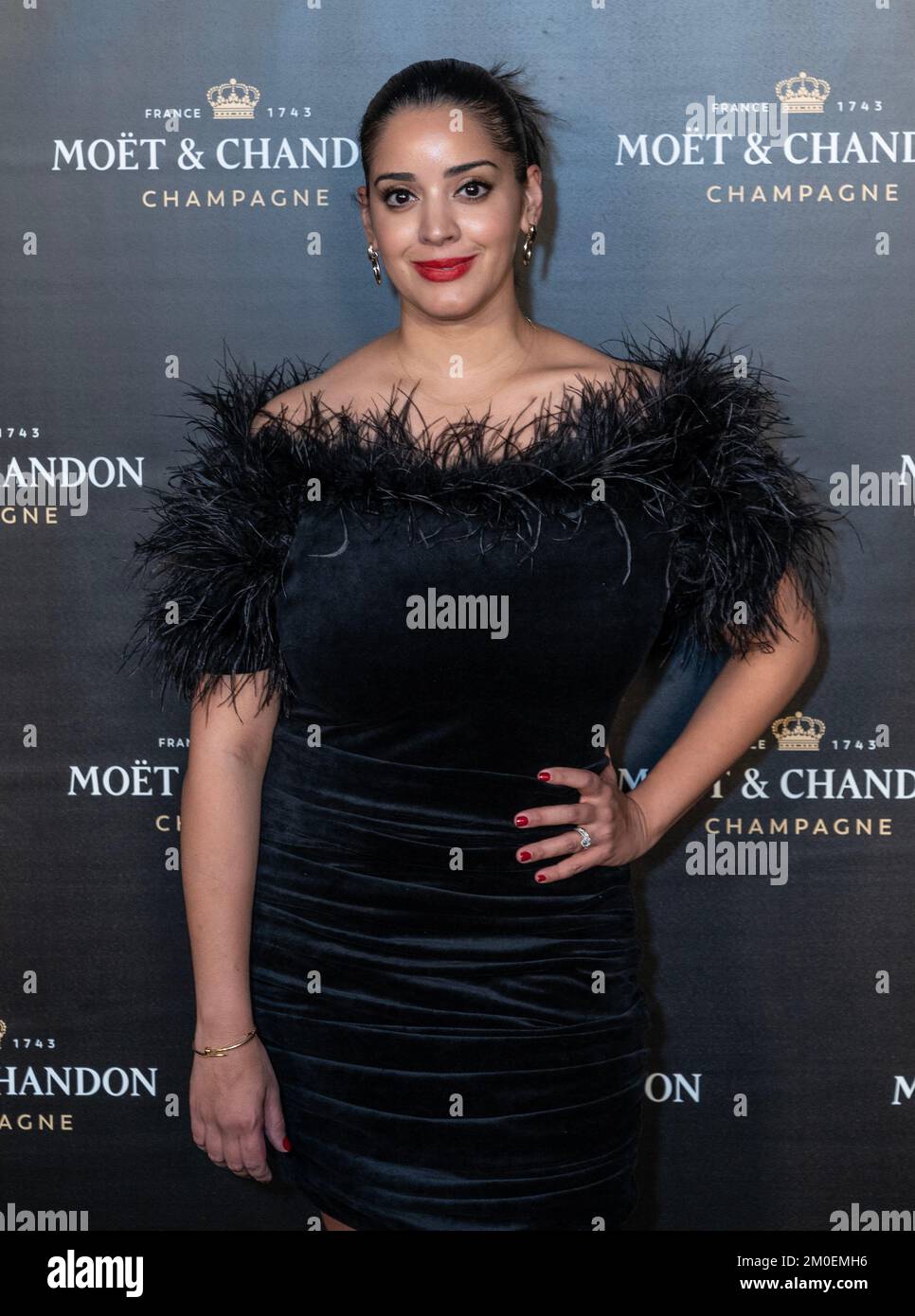 Christine Guzman attends the Moet and Chandon Holiday Season ...