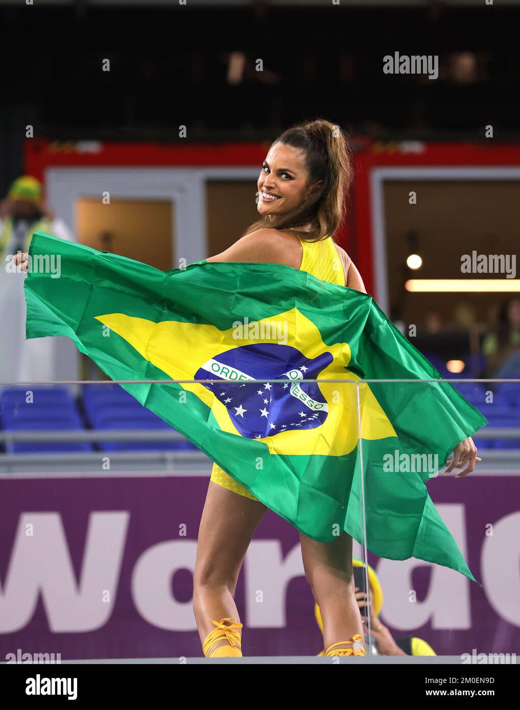 Izabel GOULART, Kevin TRAPP girlfriend during the FIFA World Cup 2022 ...