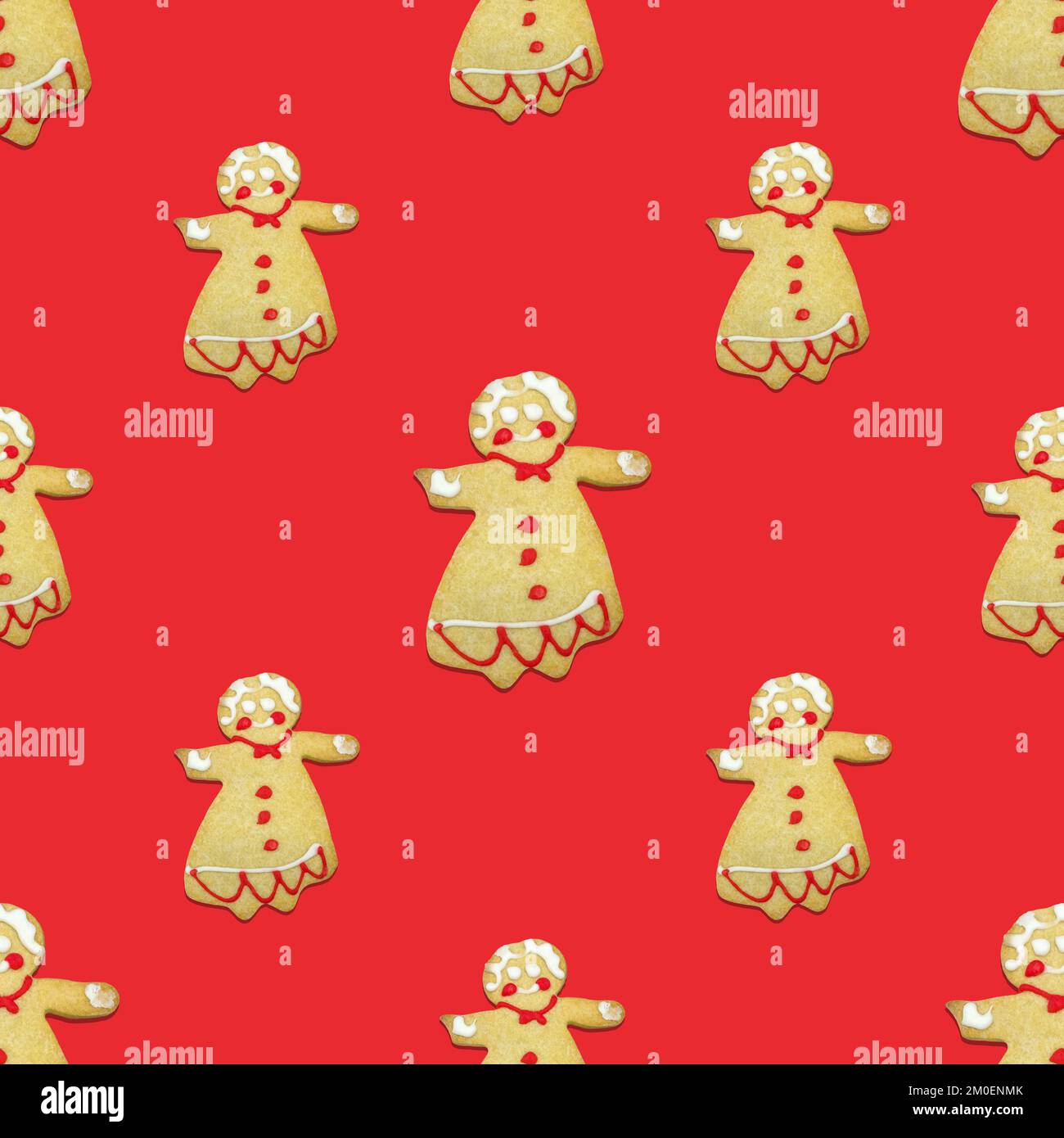 Gingerbread girl pattern hi-res stock photography and images - Alamy