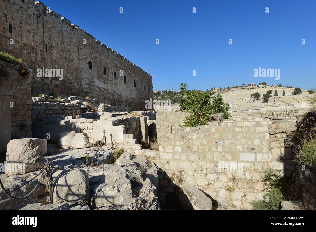 First temple Jewish ruins including ritual baths ( miqveh ).The ...