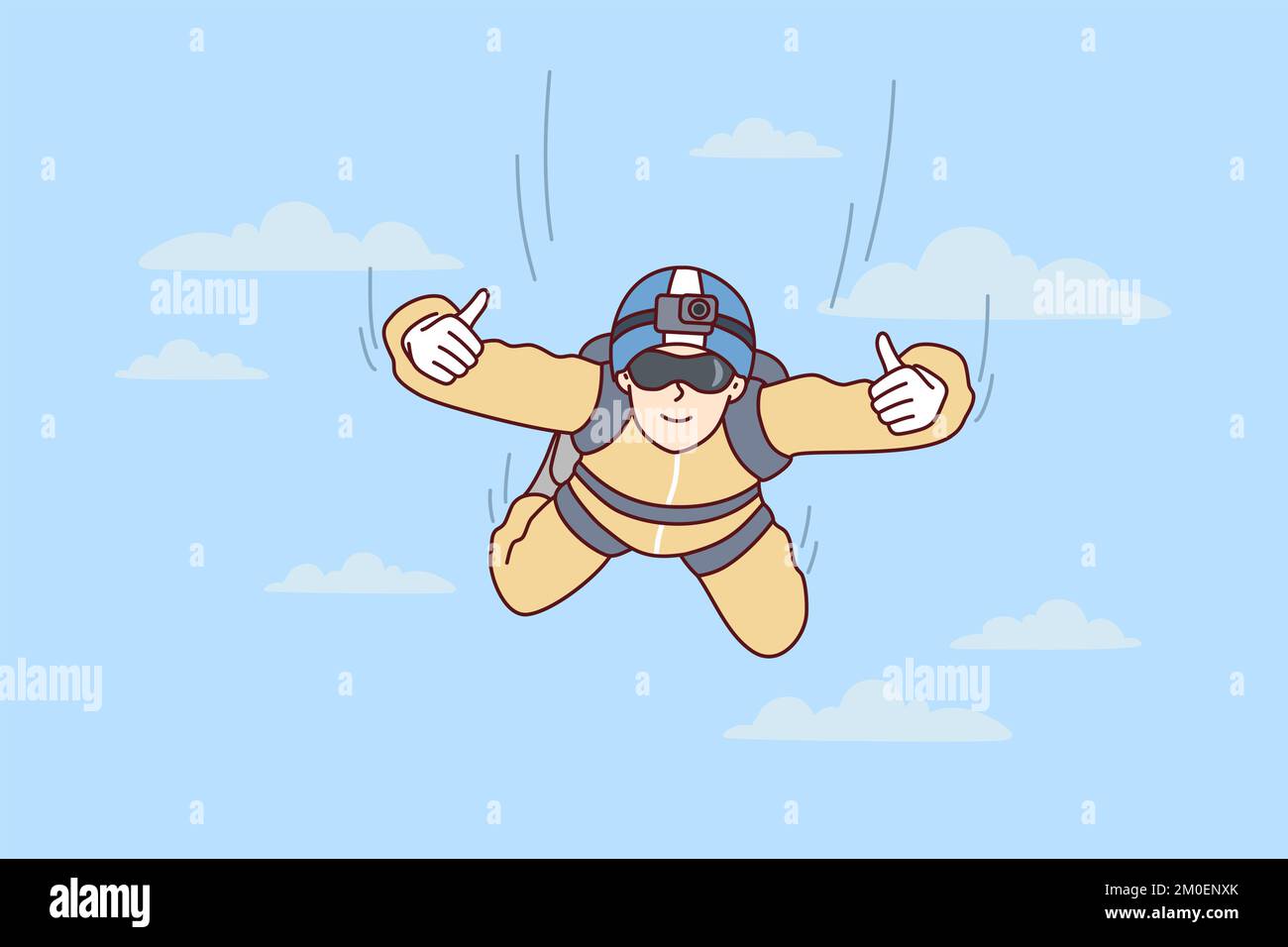 Skydiving Animated Clipart For Powerpoint