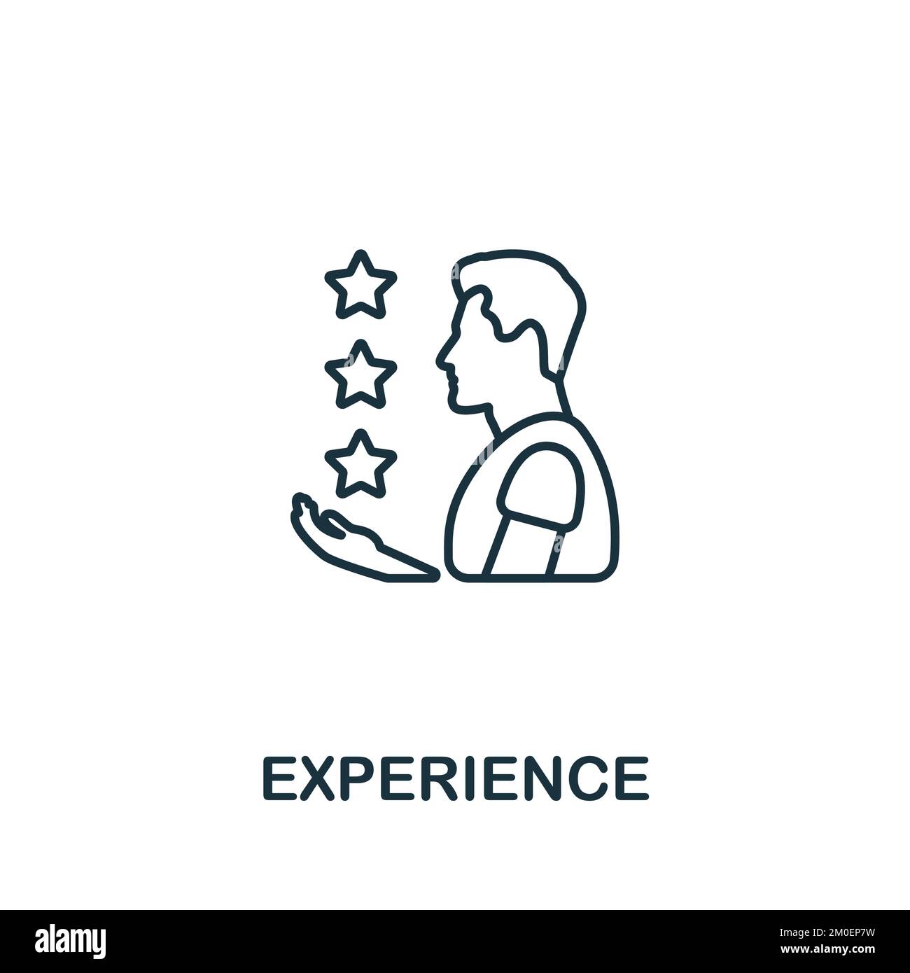 Experience Icon Monochrome Simple Customer Relationship Icon For Templates Web Design And