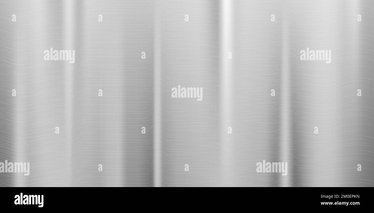Silver foil background. Metal gray textured shiny gradient. Stainless ...