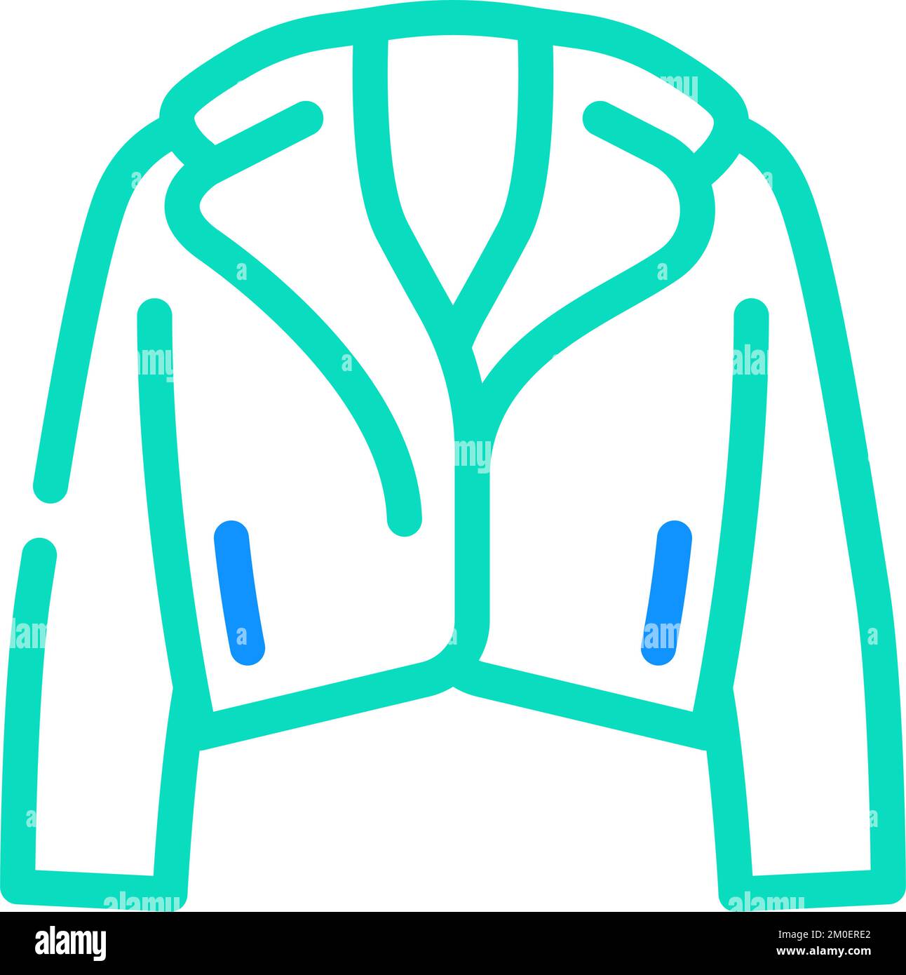 fur jacket outerwear female color icon vector illustration Stock Vector ...