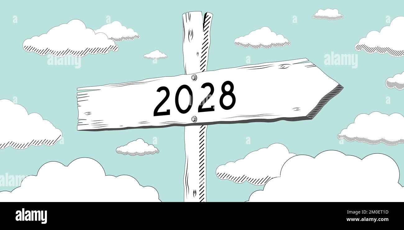 2028 arrow hi-res stock photography and images - Alamy