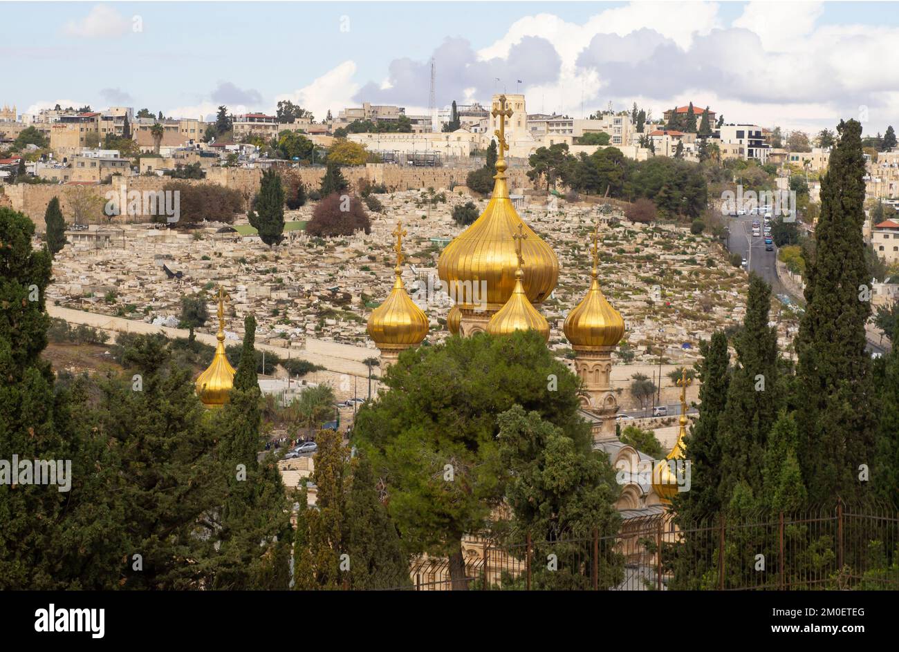 9 Nov 2022 The golden spires of the Russian Orthodox Church of Mary ...