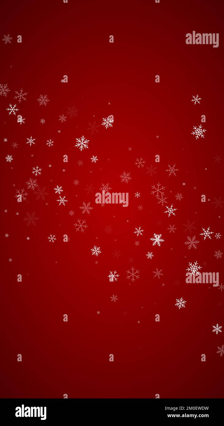 Snowfall overlay christmas background. Subtle flying snow flakes and ...