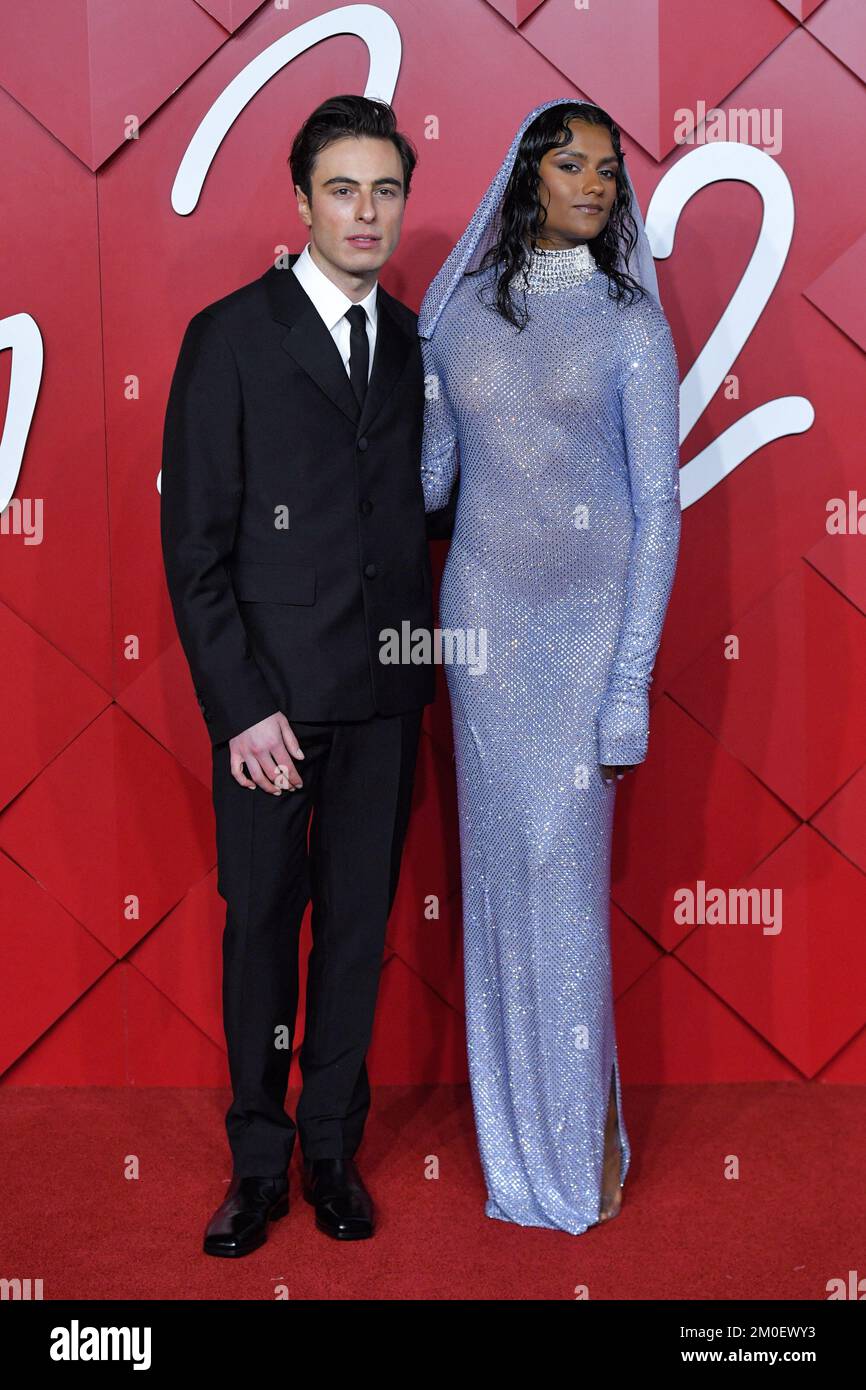 London, England, on December 05, 2022. Marco Capaldo and Simone Ashley ...