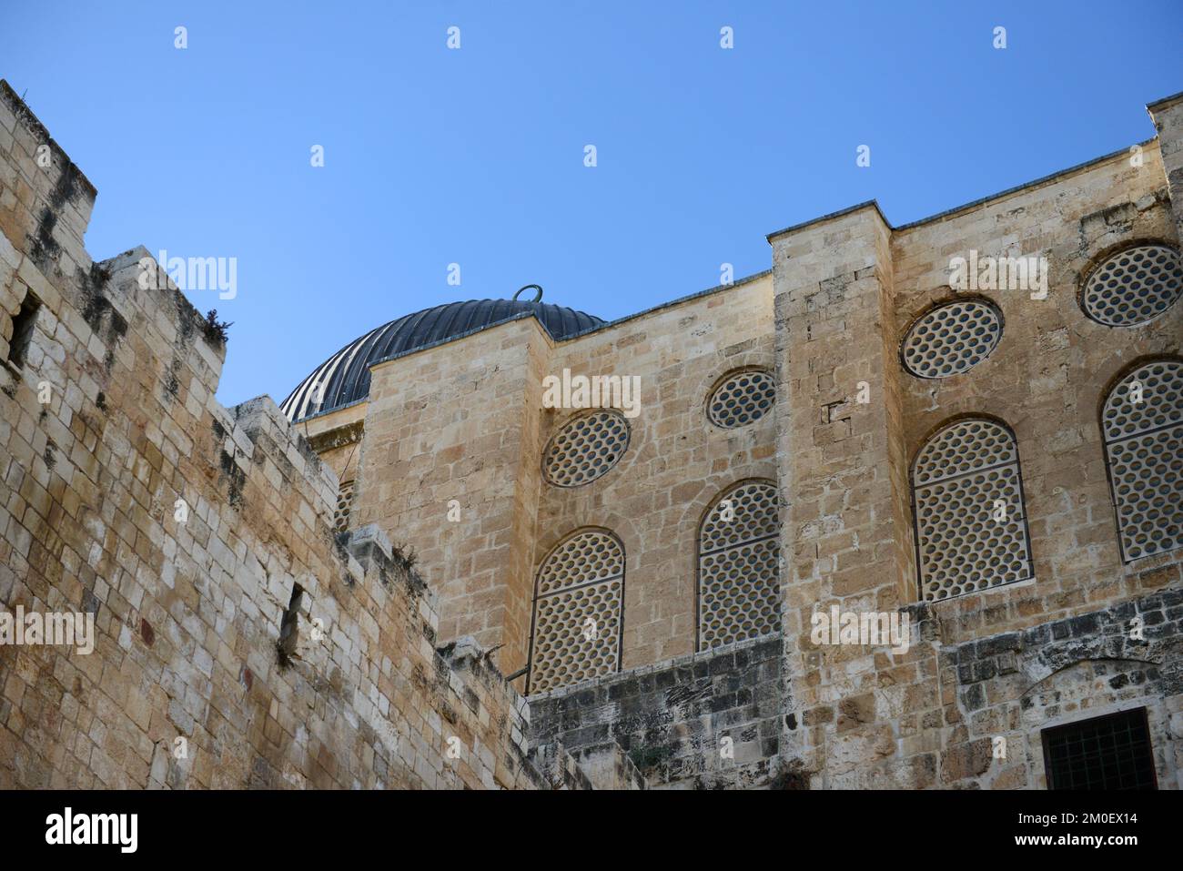 Al-Aqsa mosque viewed from the archeological park near the Dung Gate in ...