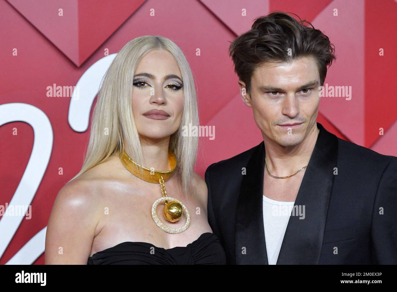 London, England, on December 05, 2022. Pixie Lott and Oliver Cheshire ...