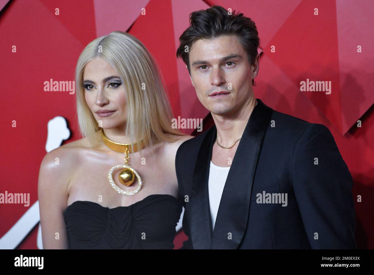 London, England, on December 05, 2022. Pixie Lott and Oliver Cheshire ...