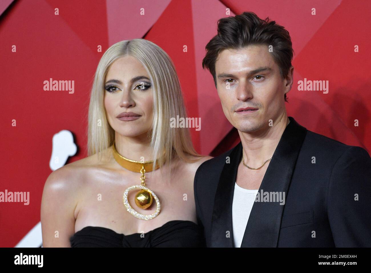 London, England, on December 05, 2022. Pixie Lott and Oliver Cheshire ...