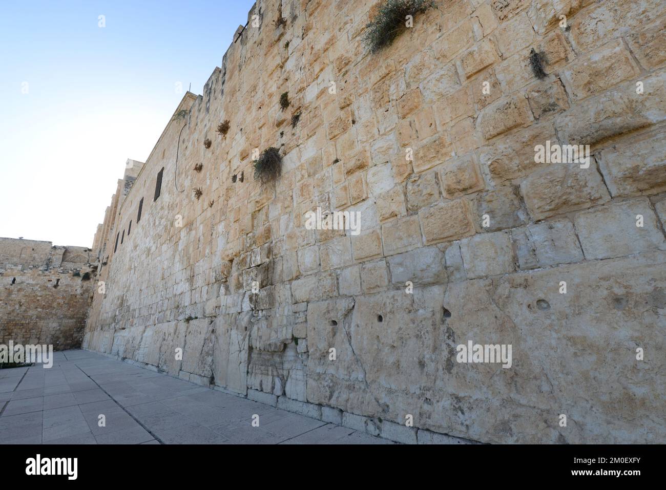 The Jerusalem Archaeological Park near the Dung gate in the old city of ...