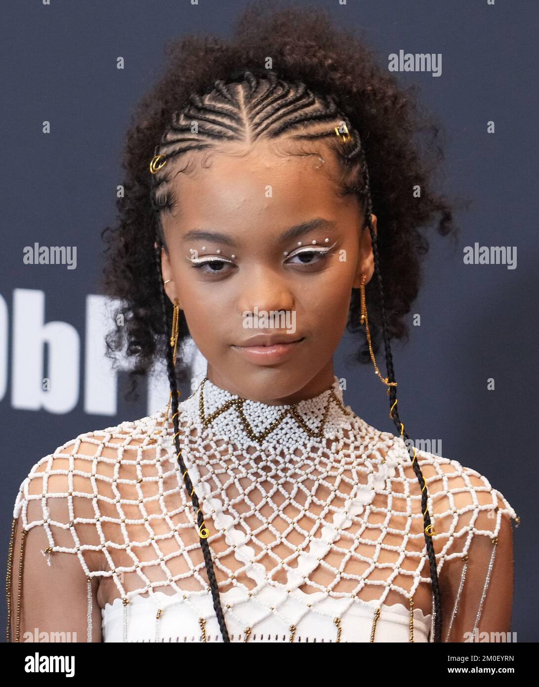 Los Angeles, CA on Monday, ?December 5, 2022. Milan Ray arrives at The ...