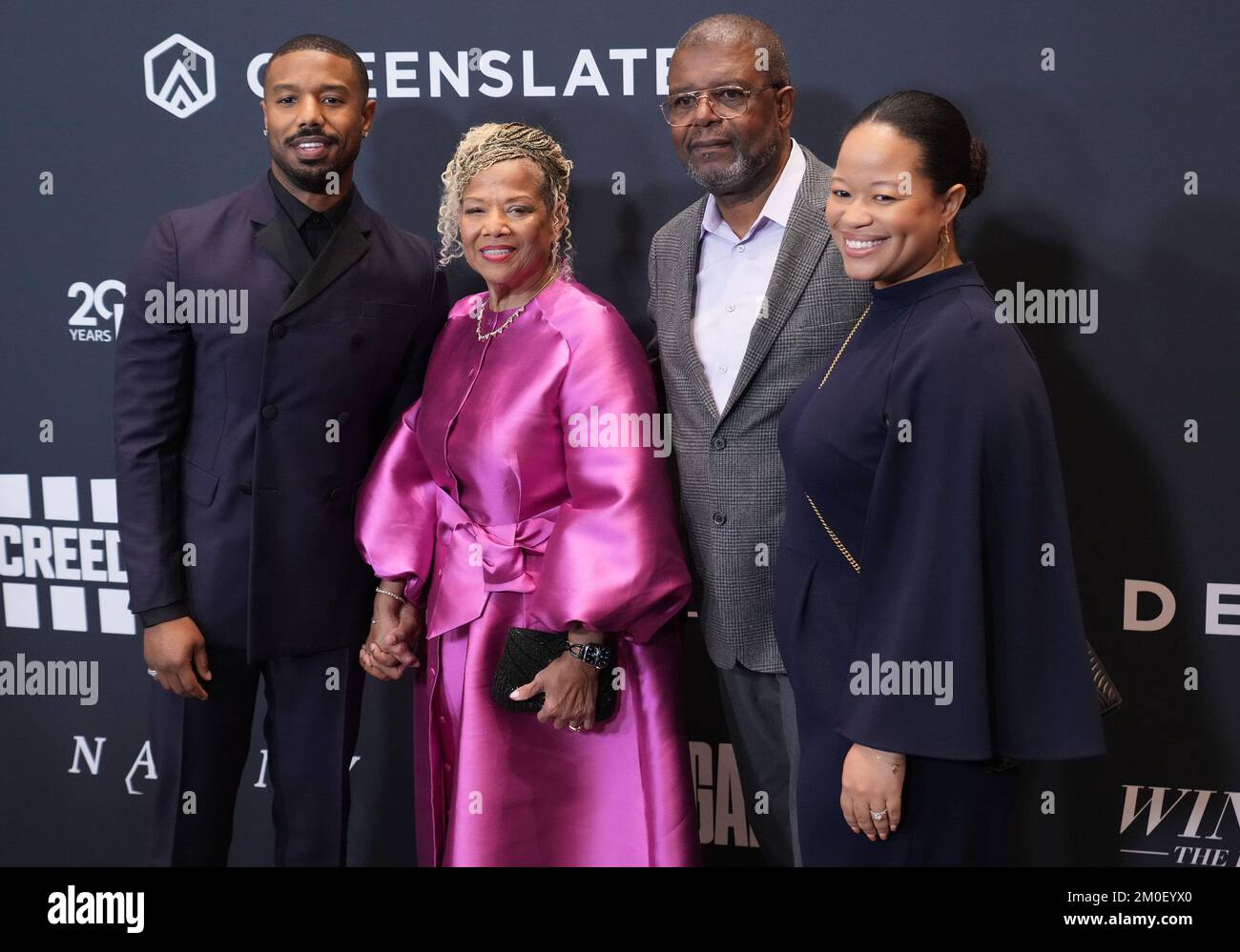Los Angeles, CA on Monday, ?December 5, 2022. (L-R) Michael B. Jordan ...