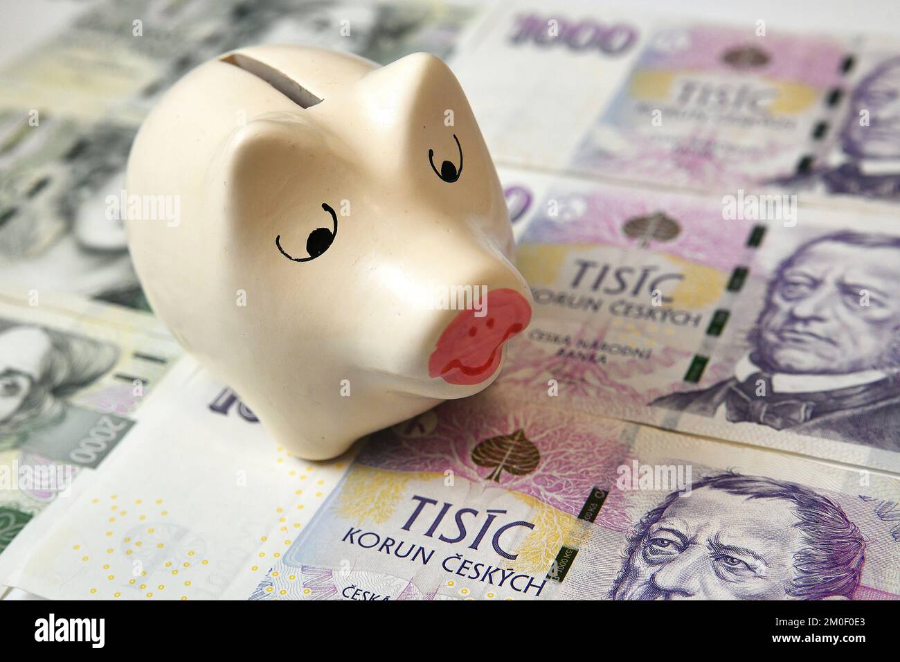 Czk banknotes hi-res stock photography and images - Alamy