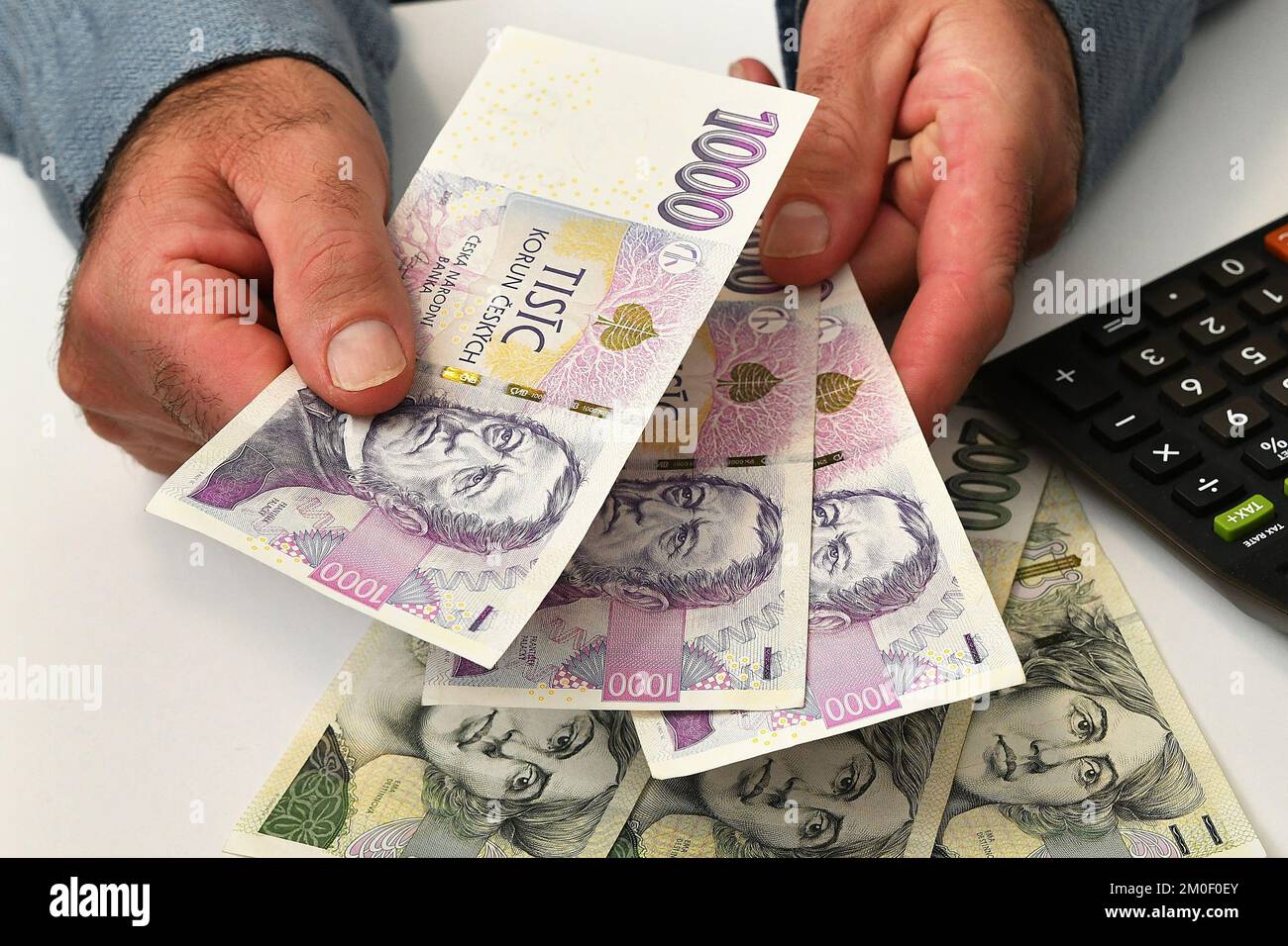 Czk banknotes hi-res stock photography and images - Alamy
