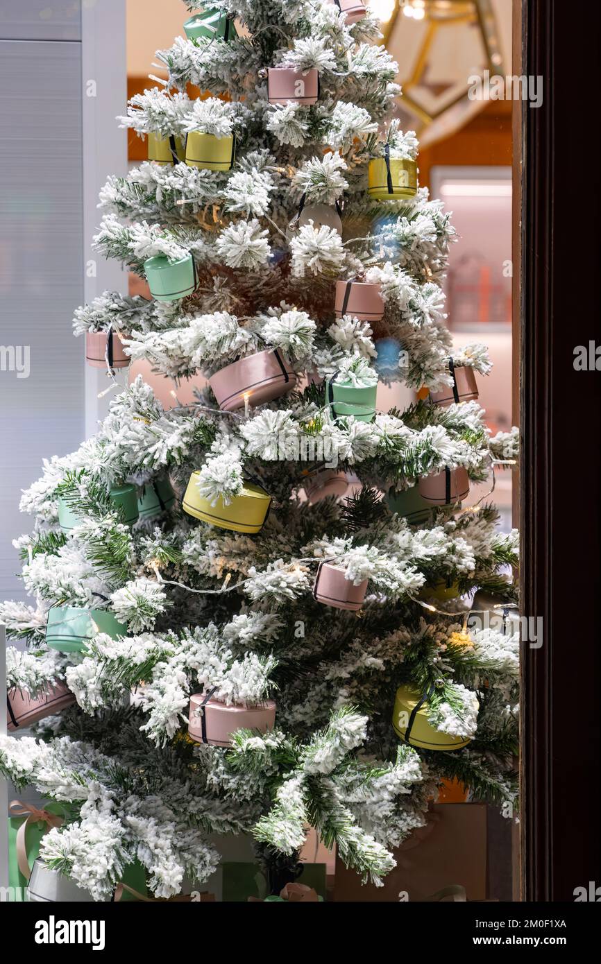 Christmas tree in Prague, Czech Republic Stock Photo - Alamy