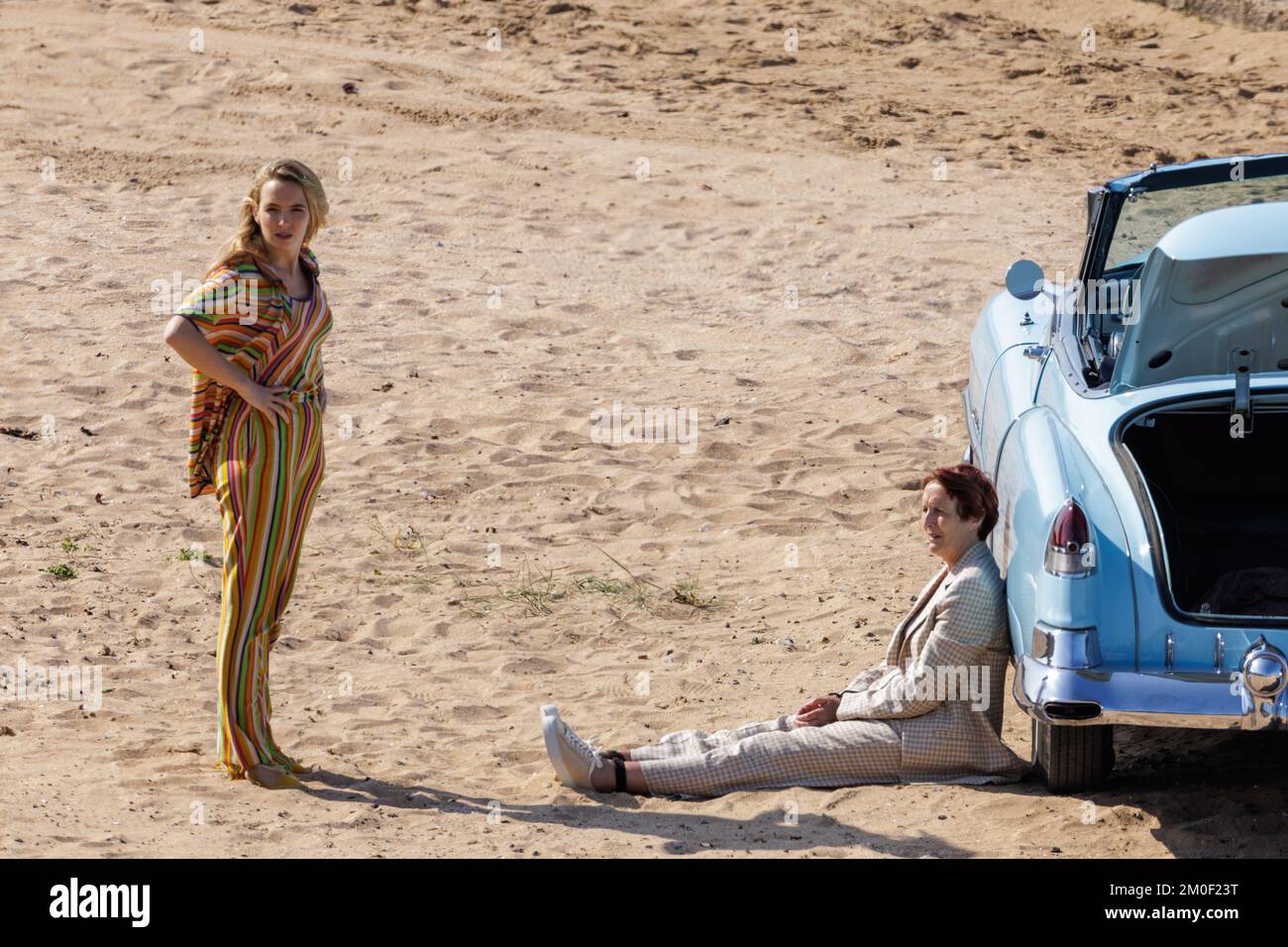 Jodie Comer is spotted filming for Killing Evev in Margate, Kent Stock ...