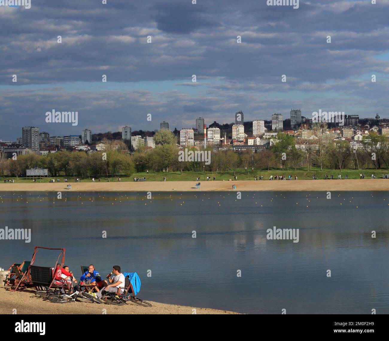 Ada lake of Belgrade city Stock Photo - Alamy