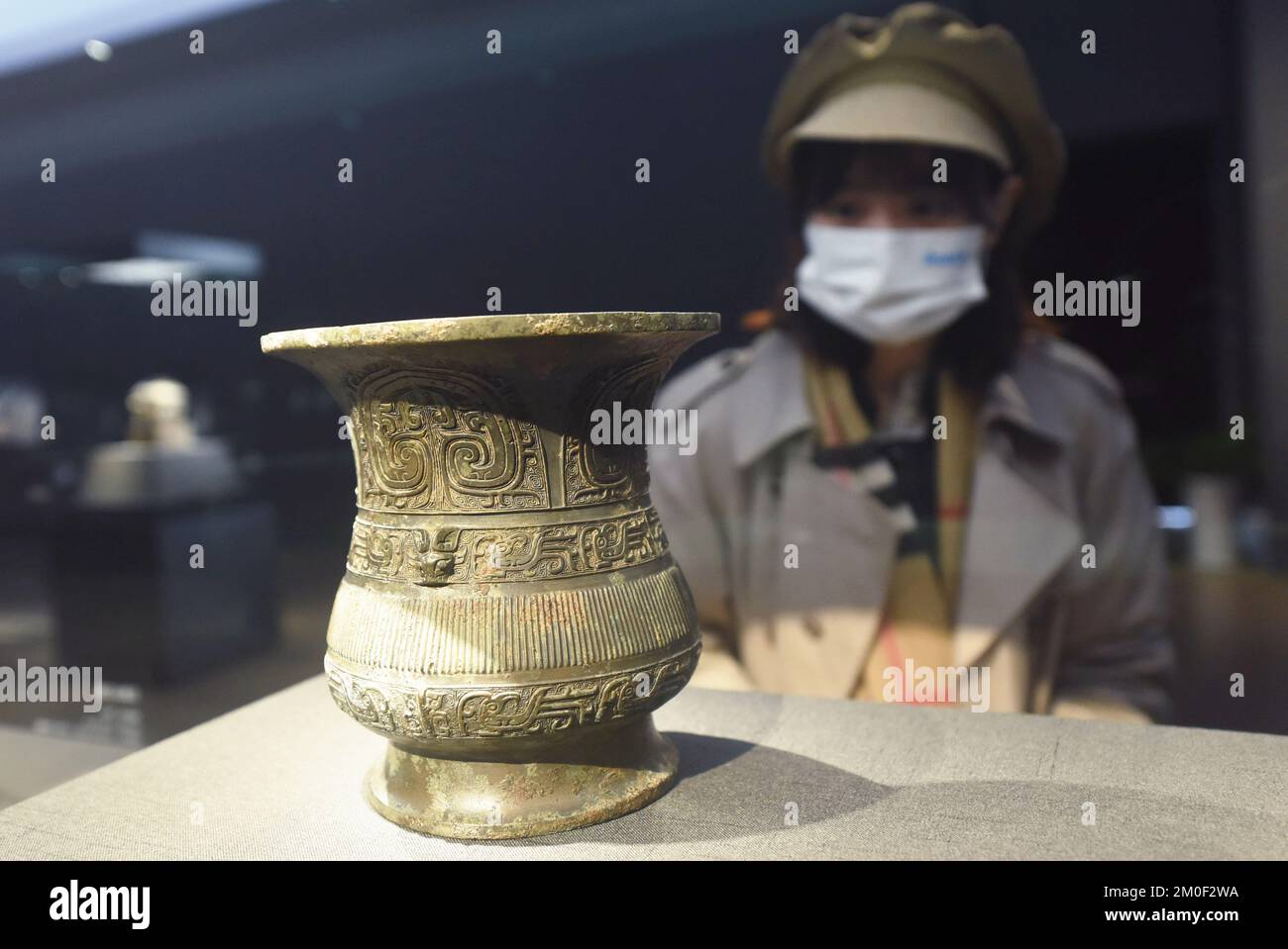 HANGZHOU, CHINA - DECEMBER 6, 2022 - Visitors view Bozun of the Western ...