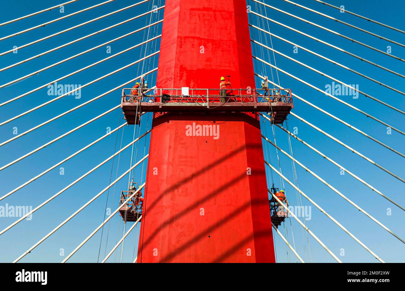 SUQIAN, CHINA - DECEMBER 5, 2022 - Workers brave the cold weather to ...