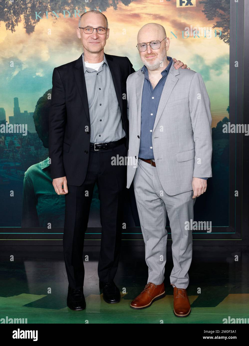 Los Angeles, CA - Dec 05, 2022: Joe Weisberg and Joel Fields arrive at ...
