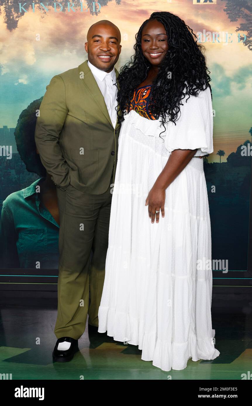 Los Angeles, CA - Dec 05, 2022: Austin Smith and Jocelyn Bioh arrive at ...