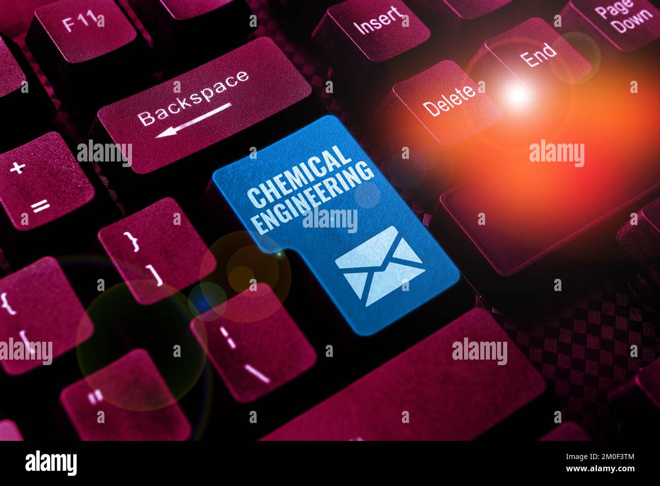 Conceptual caption Chemical Engineering. Business concept developing ...