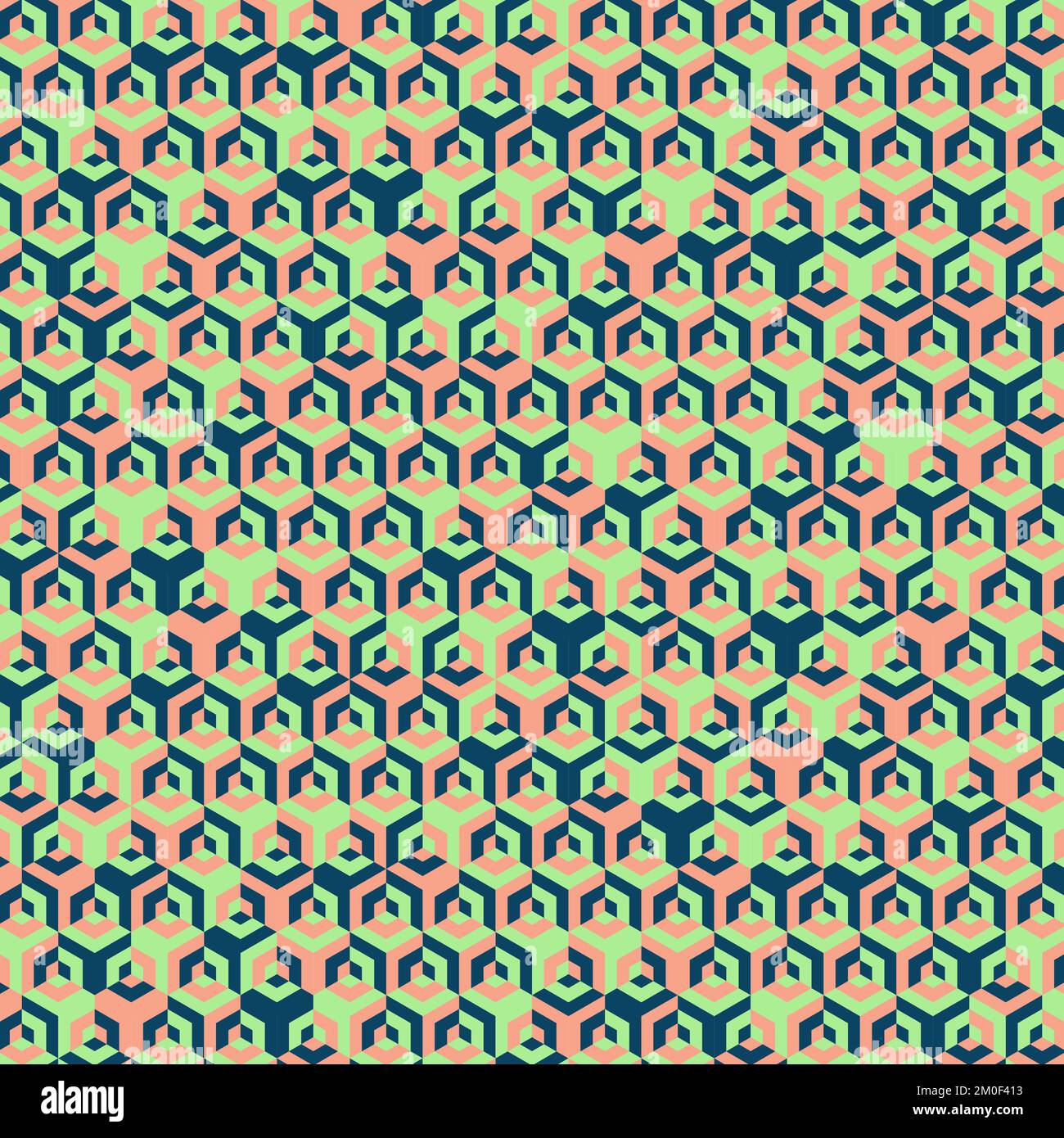 Hexagonal Maze generative pattern illustration Stock Vector Image & Art ...