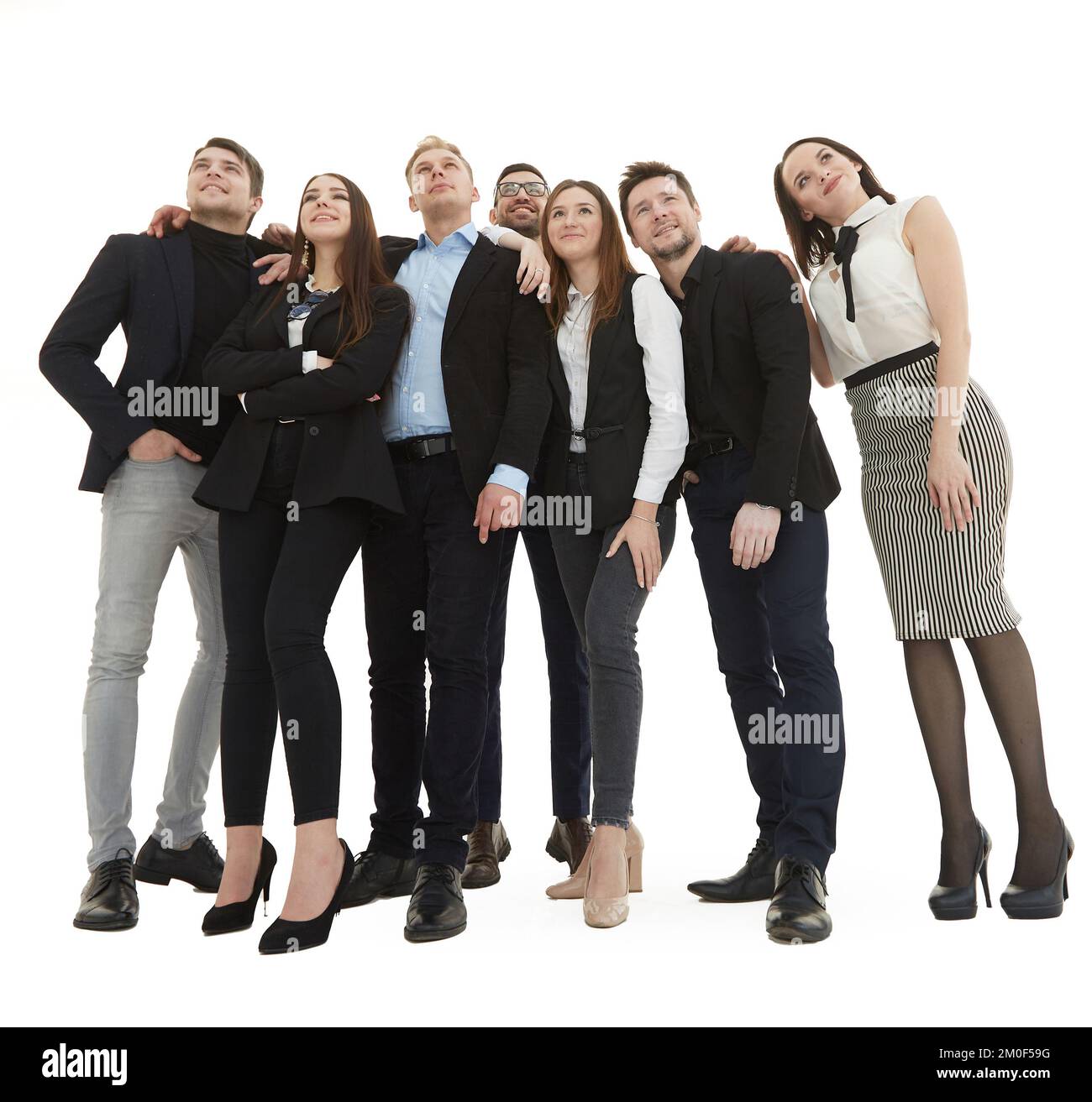 group of confident young people looking forward Stock Photo - Alamy